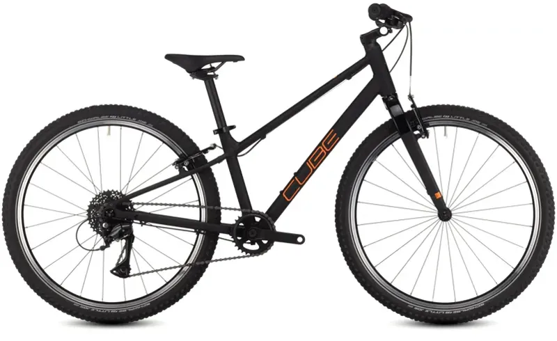 Cube Numove 240 Kids Bike In Black/Orange