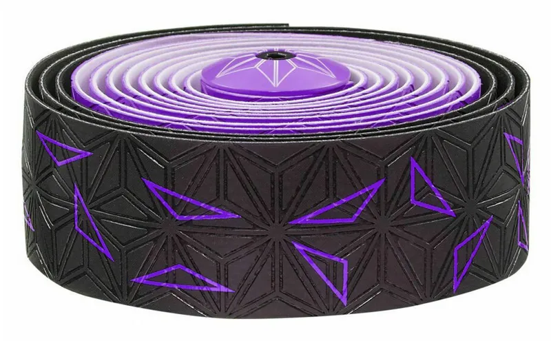 Supacaz Super Sticky Kush Bike Bar Tape - Neon Purple Fade w/Ano